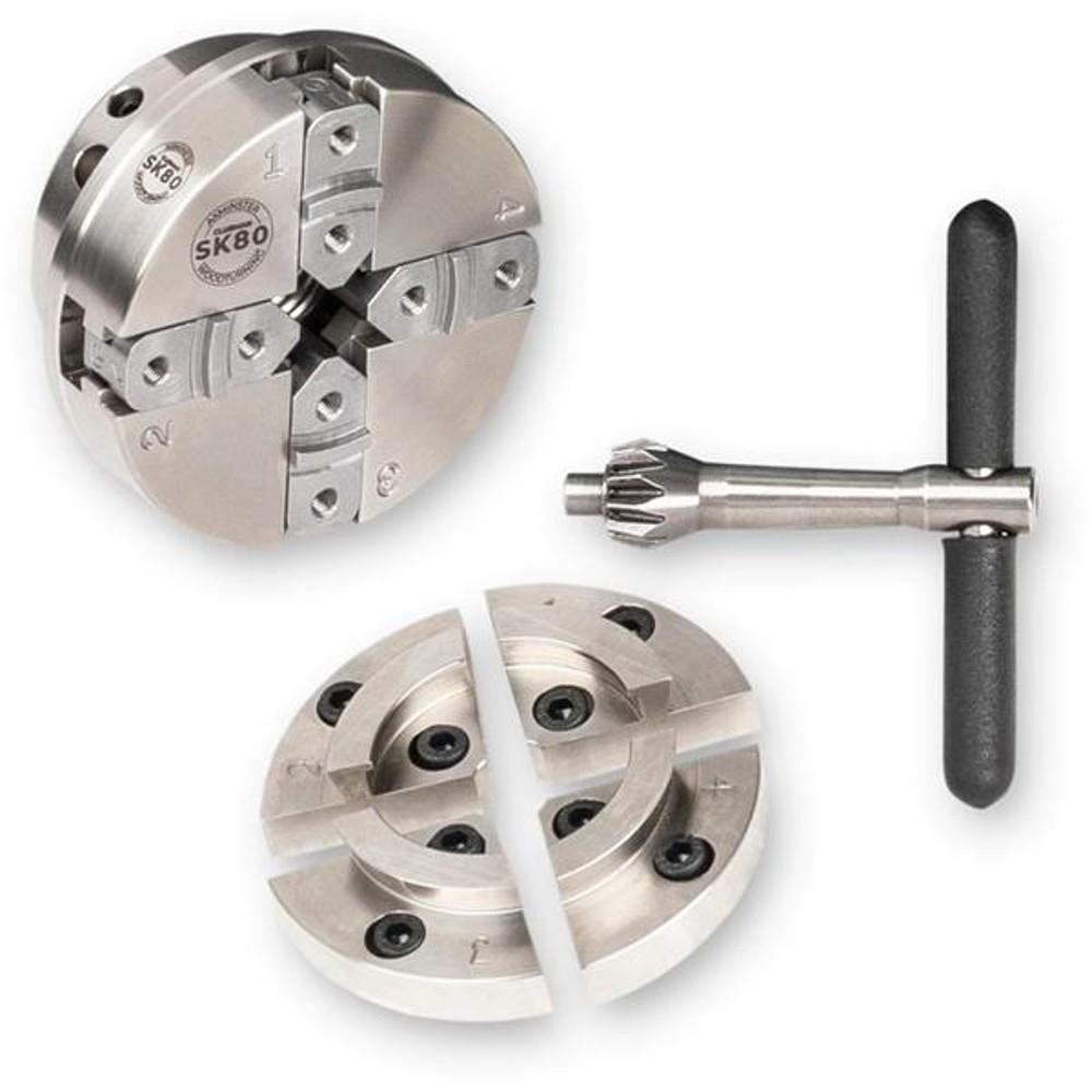 Buy AXMINSTER CLUBMAN SK80 CHUCK WITH JAWS 3/4 X 16 TPI T01 - The ...