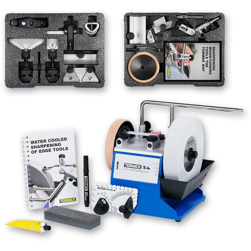 Buy Tormek T-4 Sharpening System & Hand Tool & Woodturner's Kits - The ...