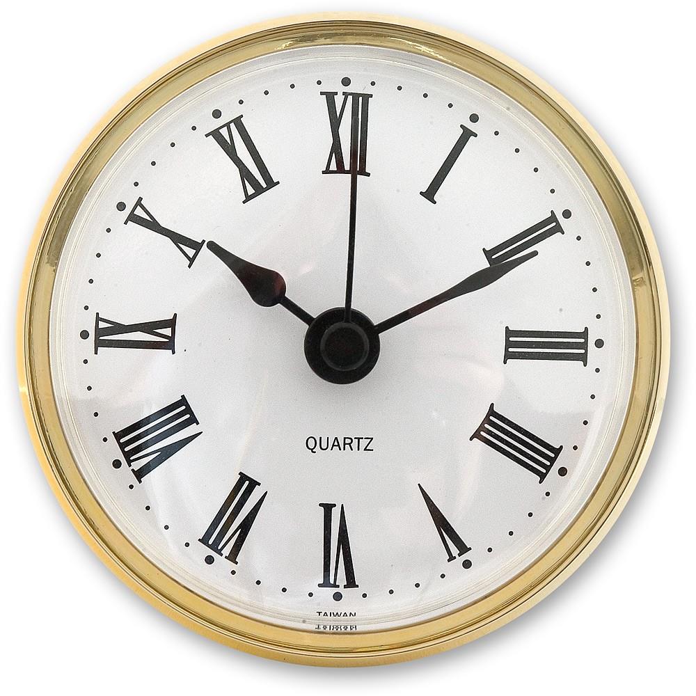 Buy 100mm Brass Rim Clock Insert - The Carpentry Store