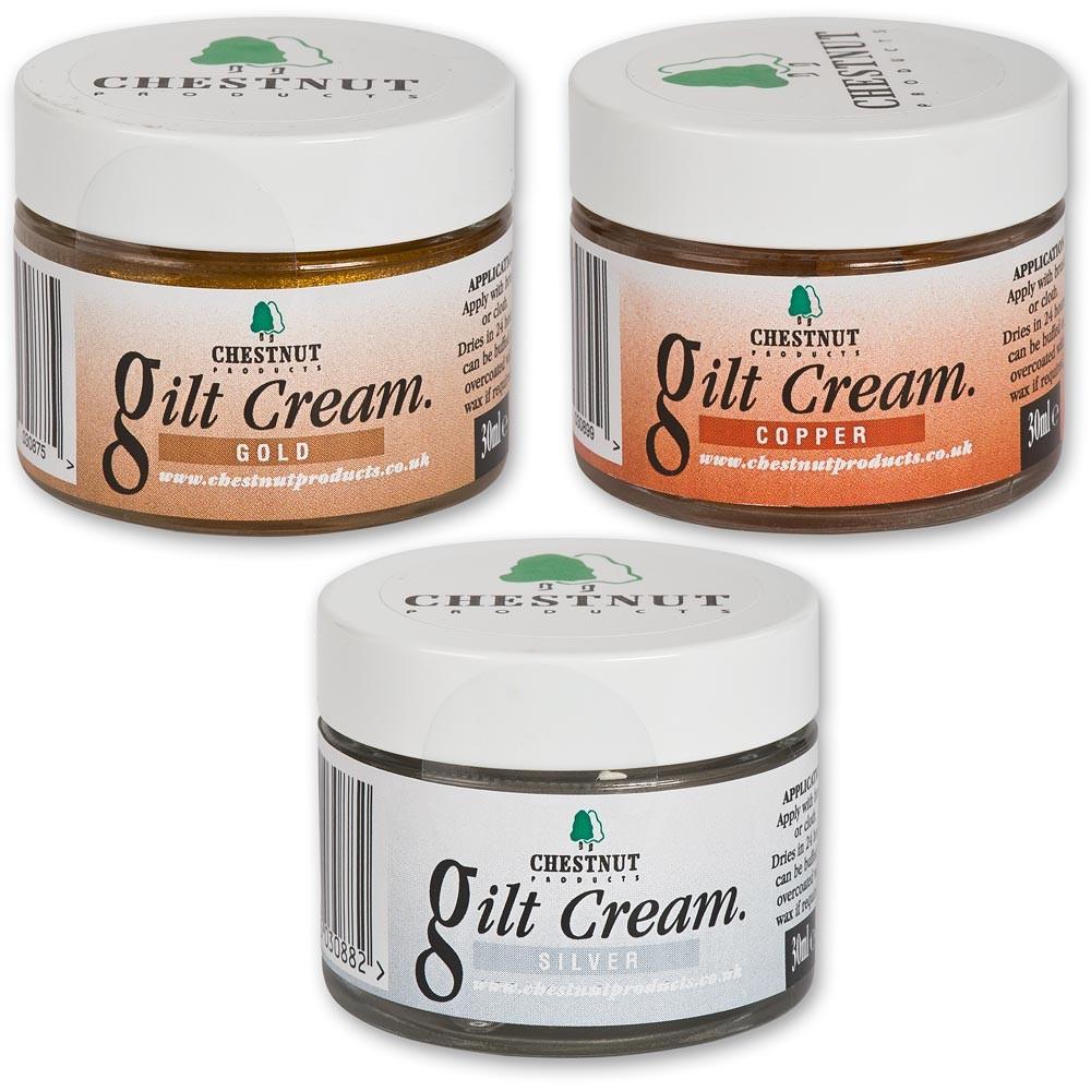 Buy Chestnut Gilt Cream 30ML - GOLD - The Carpentry Store