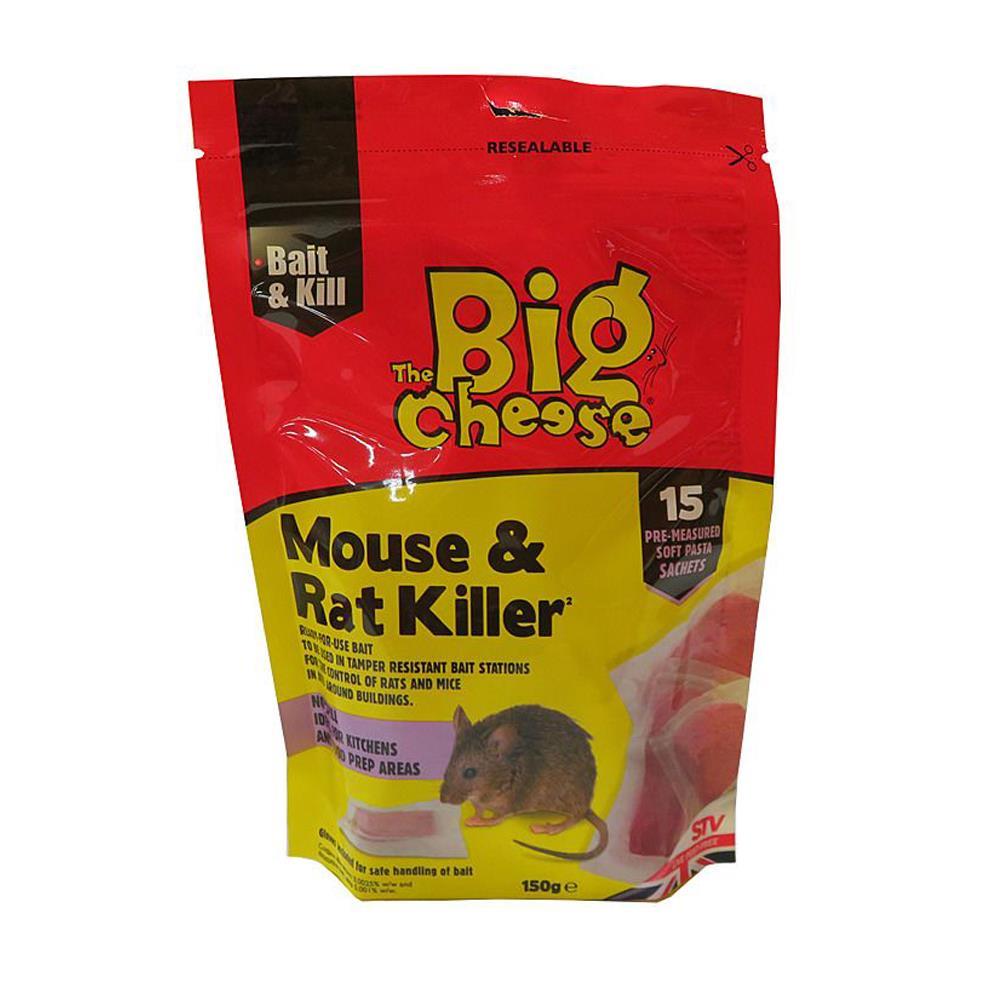 BIG CHEESE MOUSE & RAT KILLER SACHETS 15 PACK | Morris DIY | Waterford