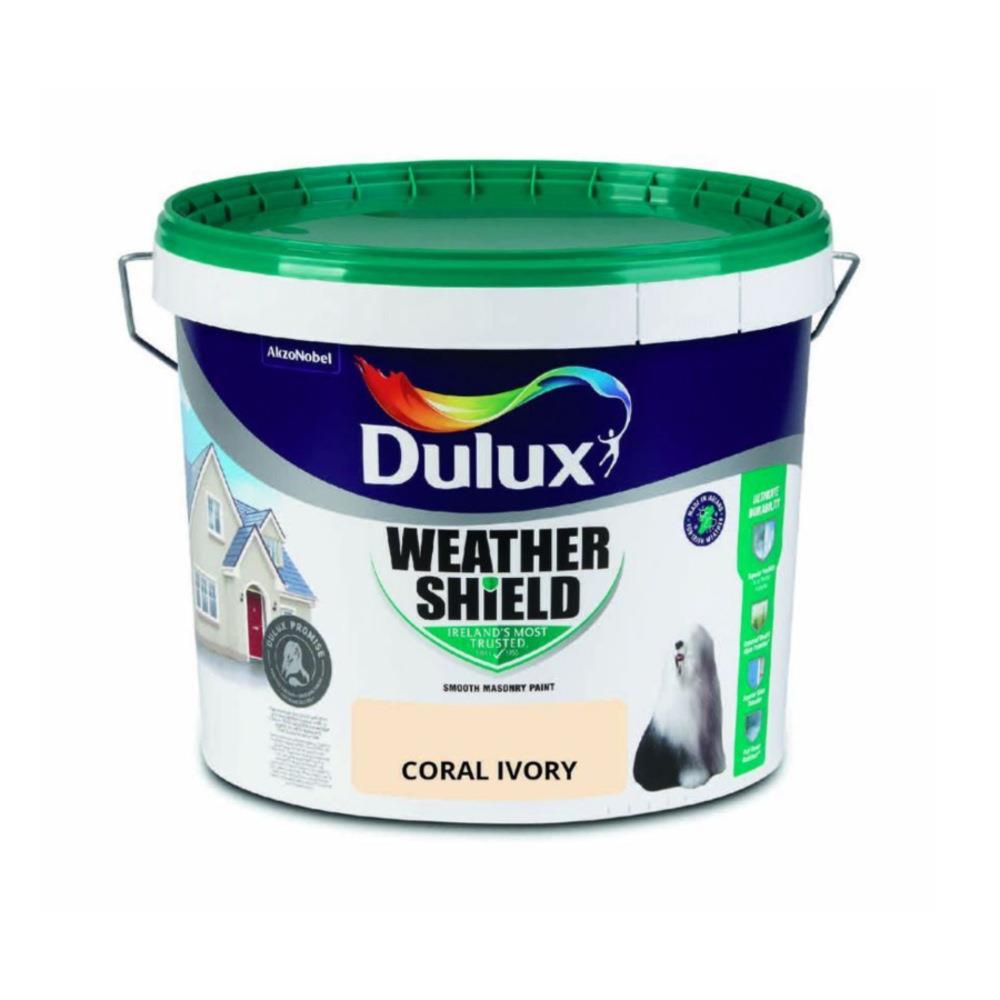 DULUX WEATHERSHIELD CORAL IVORY 10L | Morris DIY | Waterford