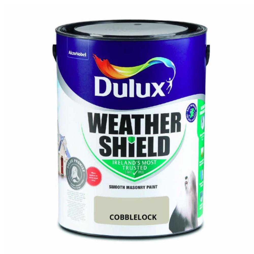 DULUX WEATHERSHIELD COBBLELOCK 5L | Morris DIY | Waterford