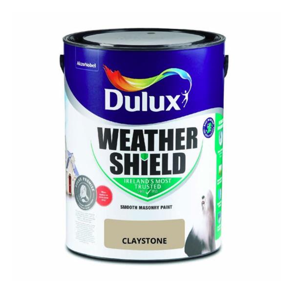 DULUX WEATHERSHIELD CLAYSTONE 5L | Morris DIY | Waterford