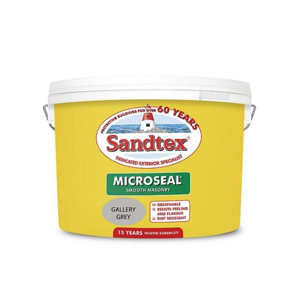 SANDTEX 10L MASONRY GALLERY GREY | Morris DIY | Waterford