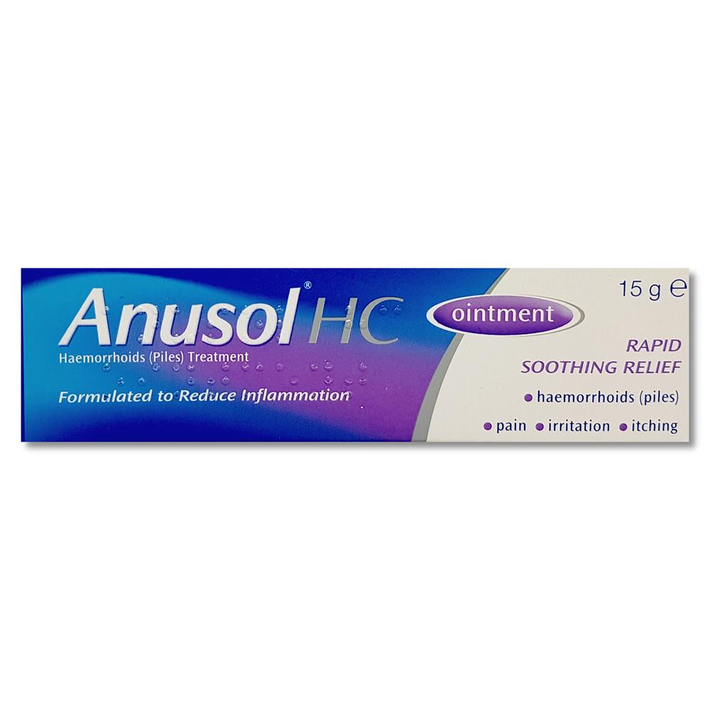 Anusol HC Ointment 15G | Dowlings Pharmacy for all your healthcare needs