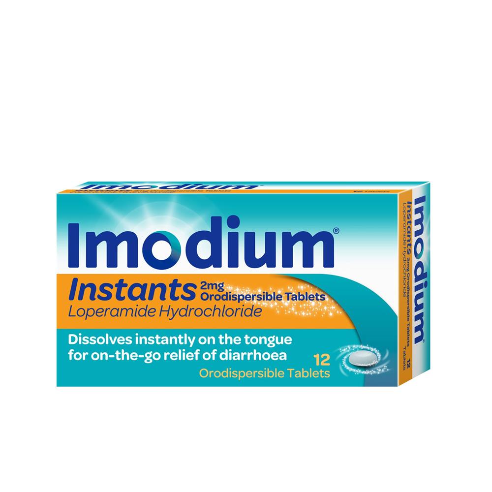 Imodium Instants (Loperamide 2mg) 12 Pack | Dowlings Pharmacy for all ...