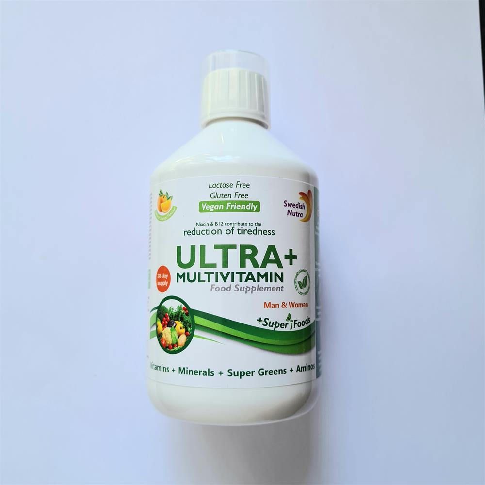 Swedish Nutra Ultra+ Multivitamin - Superfoods - 33 Day Supply ...