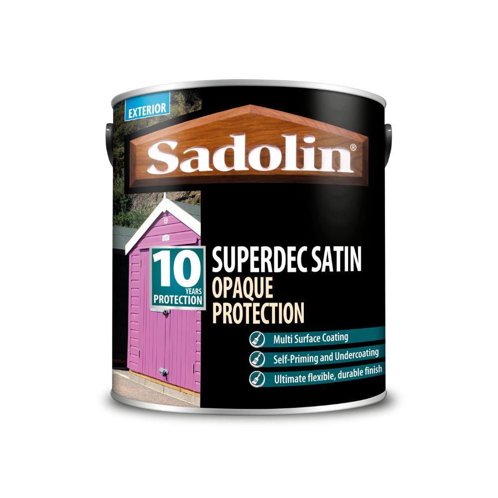 Sadolin SuperDec Satin Opaque Black 2.5L | Topline Murtaghs | Irish ...