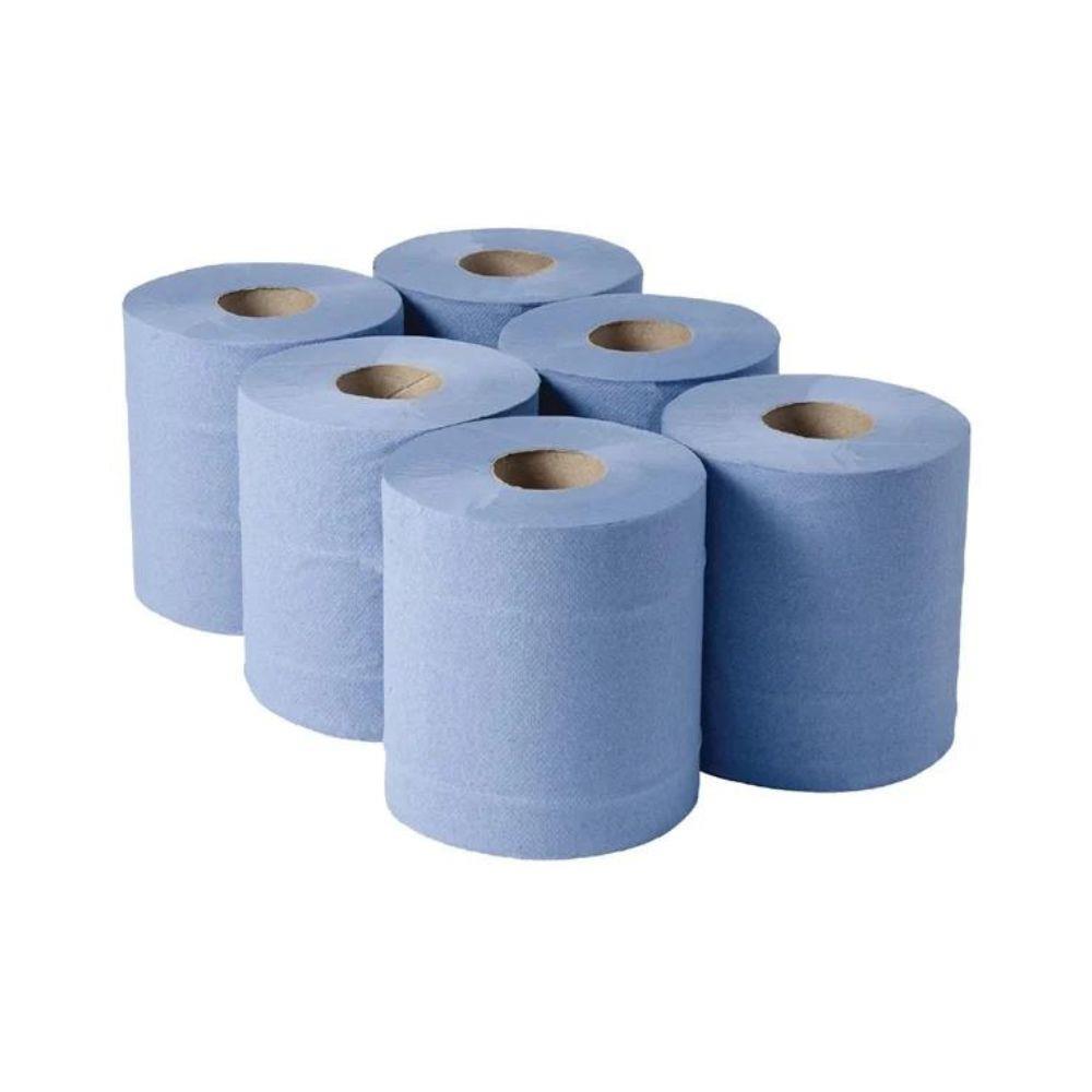 Paper Blue Roll 2ply 6 Rolls | Topline Murtaghs | Irish Owned Since 1887