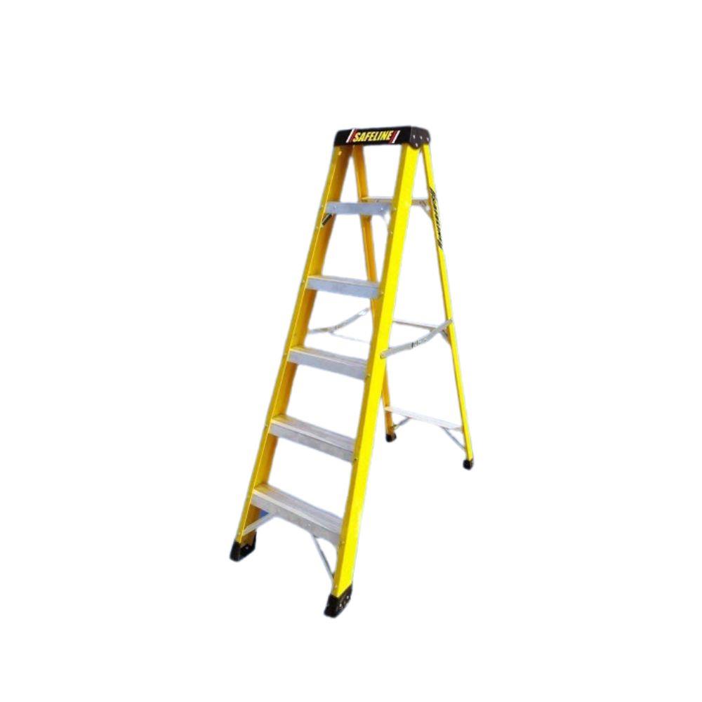 Safeline 6 Step Ladder Fibre Glass | Topline Murtaghs | Irish Owned ...