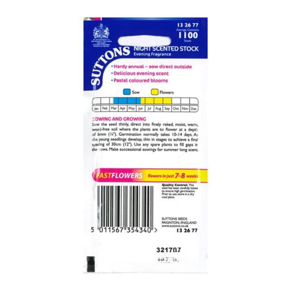 Sutton Seeds Night Scented Stock Evening Fragrance | Topline Murtaghs ...