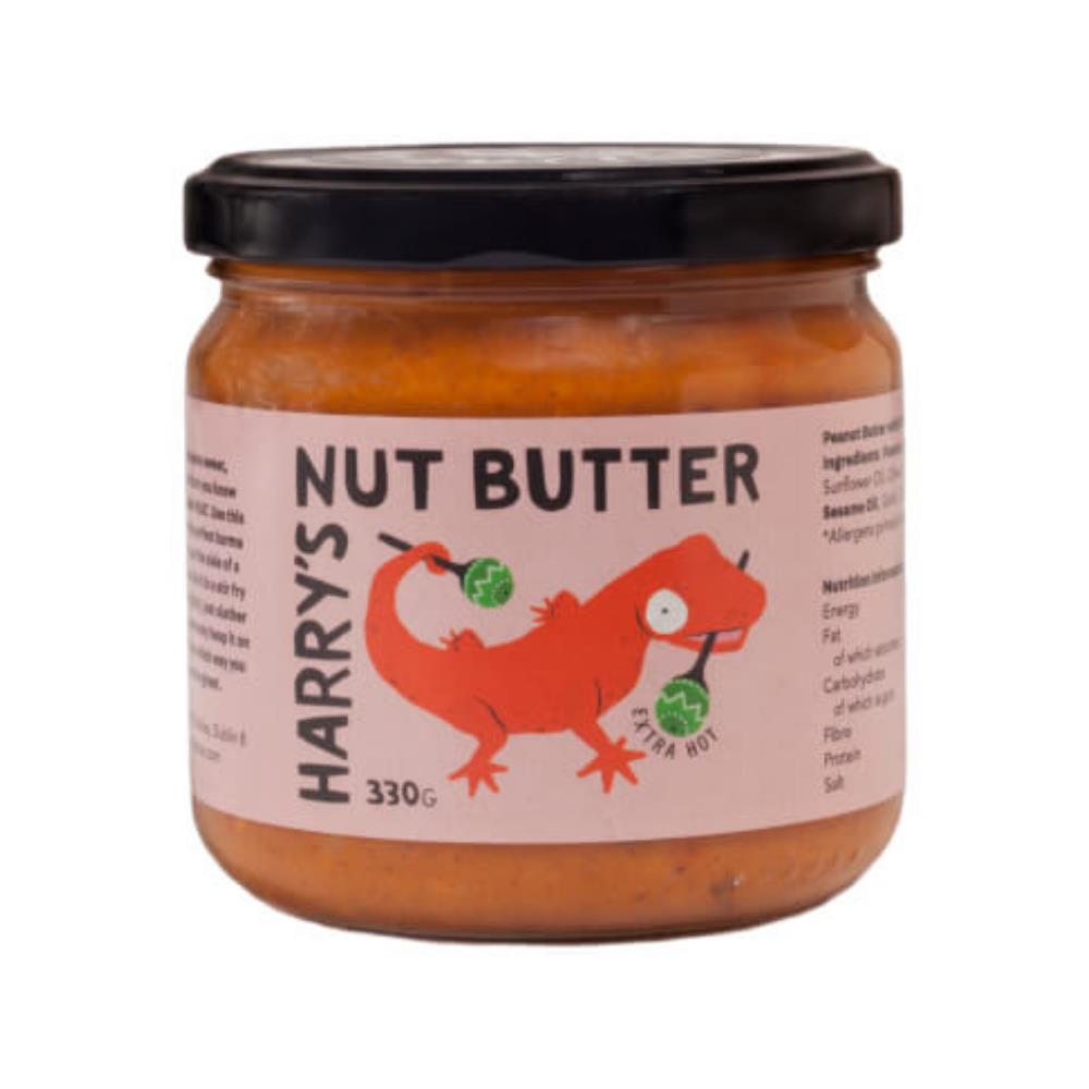 Harry's Nut Butter Extra Hot 330g | Nourish.ie | Nourish Health Food Store