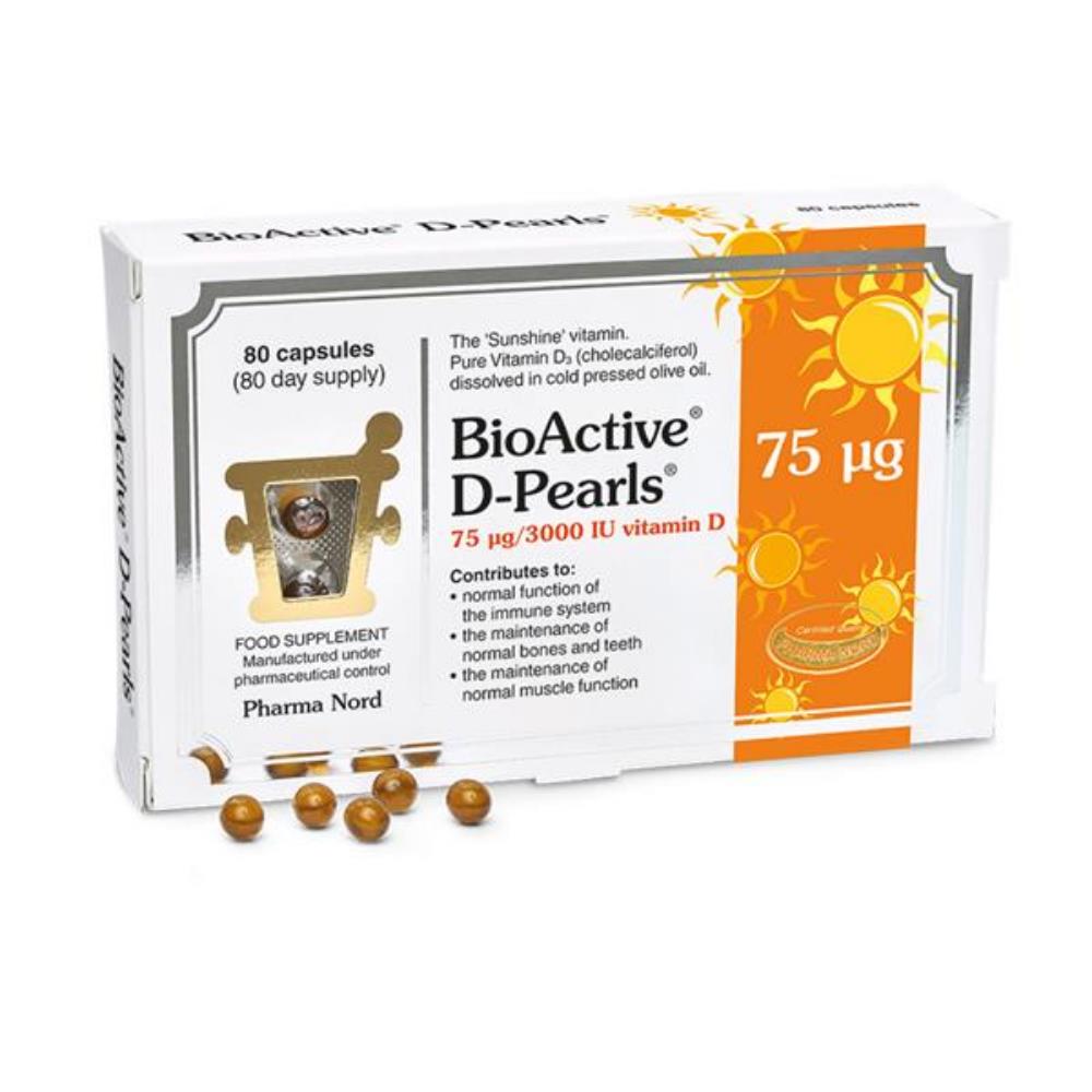 Pharma Nord BioActive Vitamin D-Pearls 75ug 80s | Nourish.ie | Nourish ...