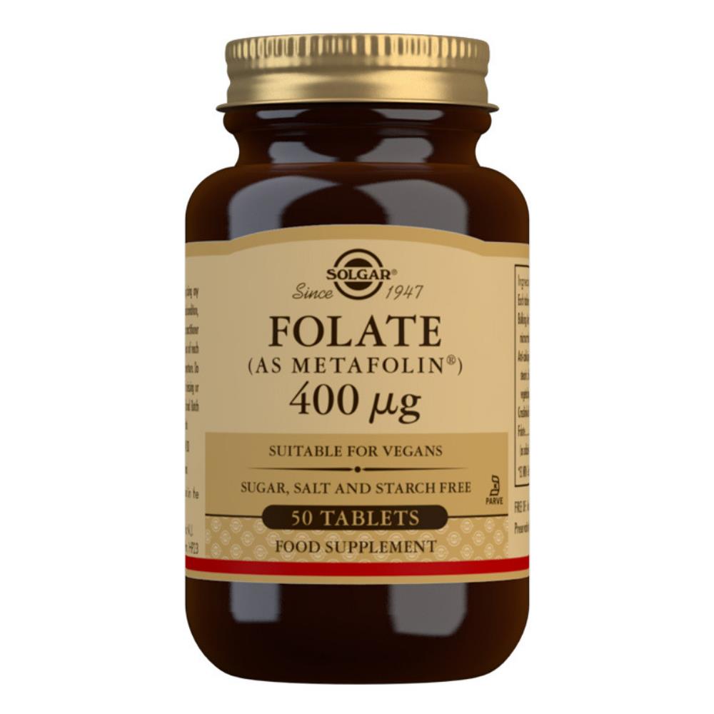 Solgar Folate(as Metafolin) 400ug 50s | Nourish.ie | Nourish Health ...