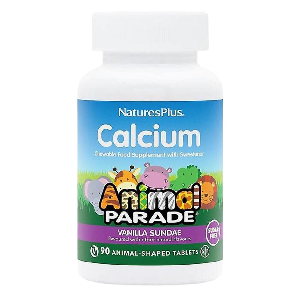 Natures Plus Animal Parade Sugar Free Children's Chewable Calcium 90s ...
