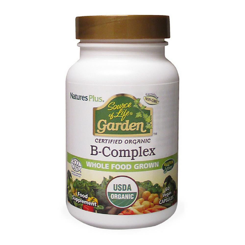 Natures Plus Source of Life Garden Organic B-Complex 60s | Nourish.ie ...