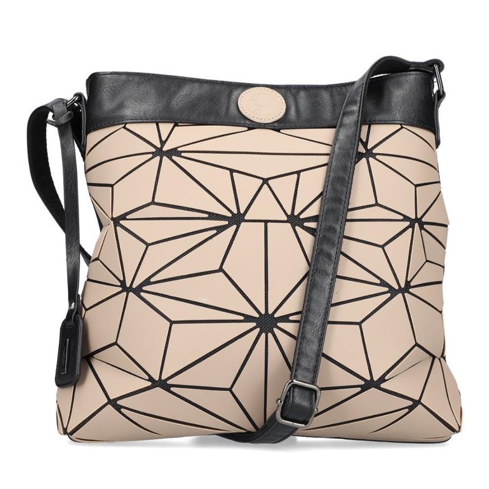 RIEKER WOMENS HANDBAG - BEIGE MULTI | Paul Byron Shoes | Ireland