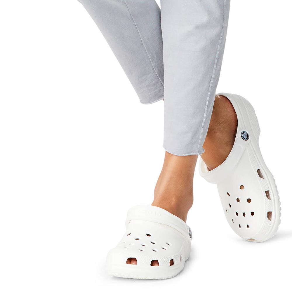 CROCS WOMENS CLASSIC CLOG - WHITE | Paul Byron Shoes | Ireland
