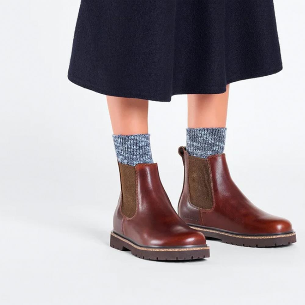 BIRKENSTOCK WOMENS HIGHWOOD CHELSEA BOOT - CHOCOLATE | Paul Byron Shoes ...