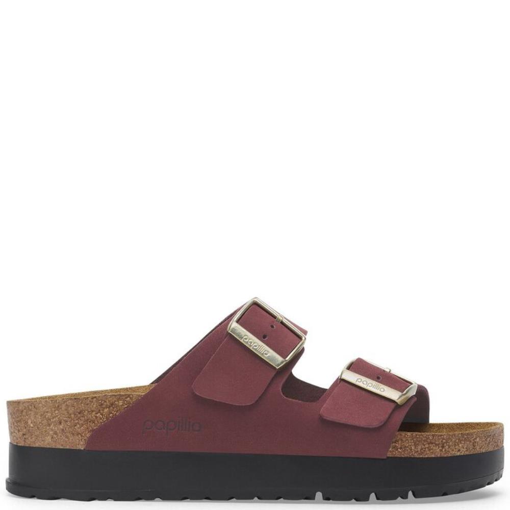 BIRKENSTOCK WOMENS PAP FLEX PLATFORM - ZINFANDEL | Paul Byron Shoes ...