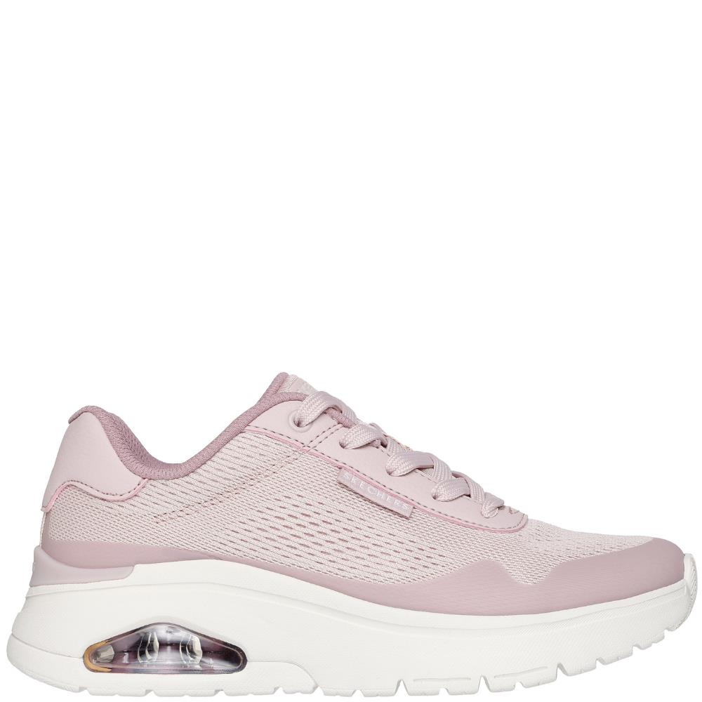 SKECHERS WOMENS UNO FLEX LACE TRAINER - MAUVE | Paul Byron Shoes | Ireland