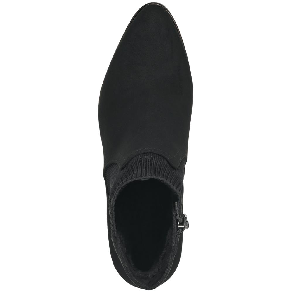 MARCO TOZZI WOMENS ZIP ANKLE BOOT - BLACK SUEDE | Paul Byron Shoes ...