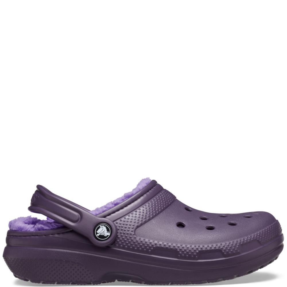CROCS WOMENS CLASSIC LINED CLOG - DARK IRIS | Paul Byron Shoes | Ireland