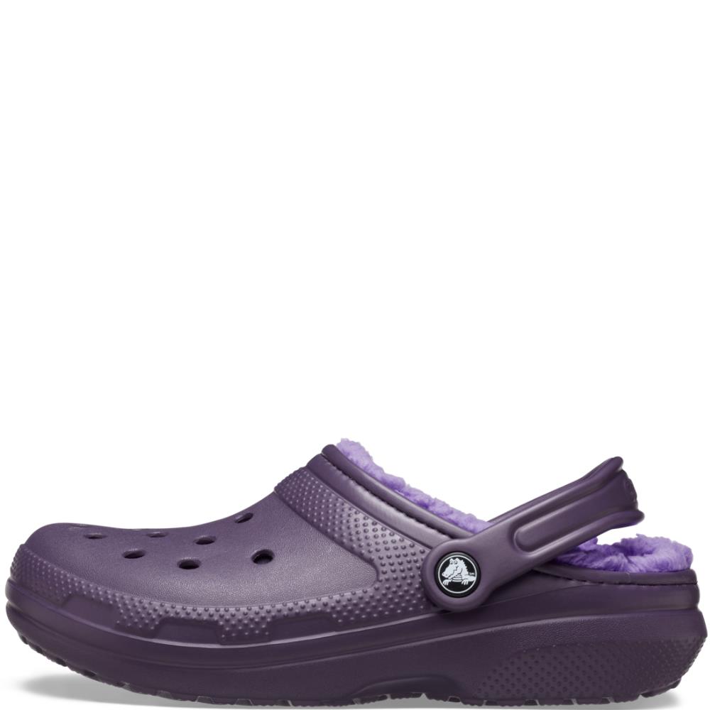CROCS WOMENS CLASSIC LINED CLOG - DARK IRIS | Paul Byron Shoes | Ireland