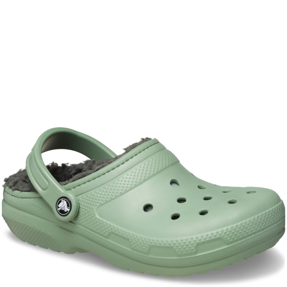 CROCS WOMENS CLASSIC LINED CLOG - MOSS | Paul Byron Shoes | Ireland