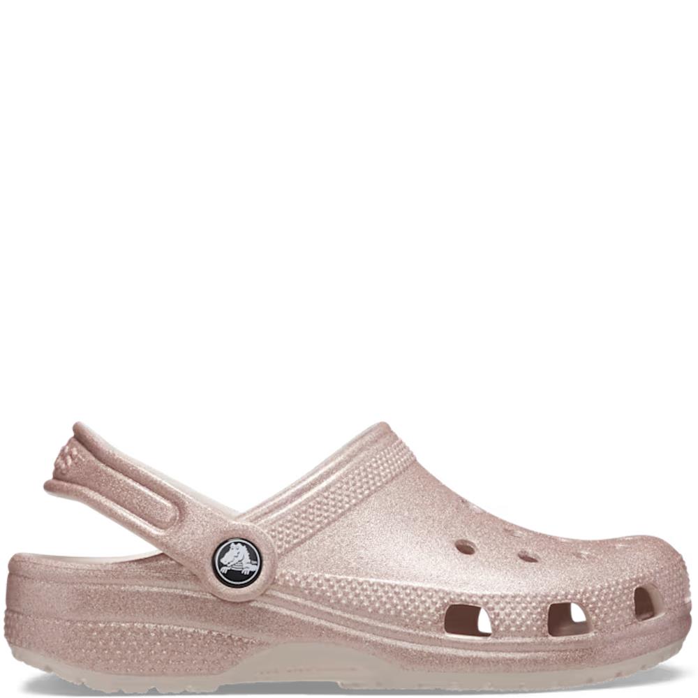 CROCS GIRLS CLASSIC GLITTER CLOG - QUARTZ GLITTER | Paul Byron Shoes ...
