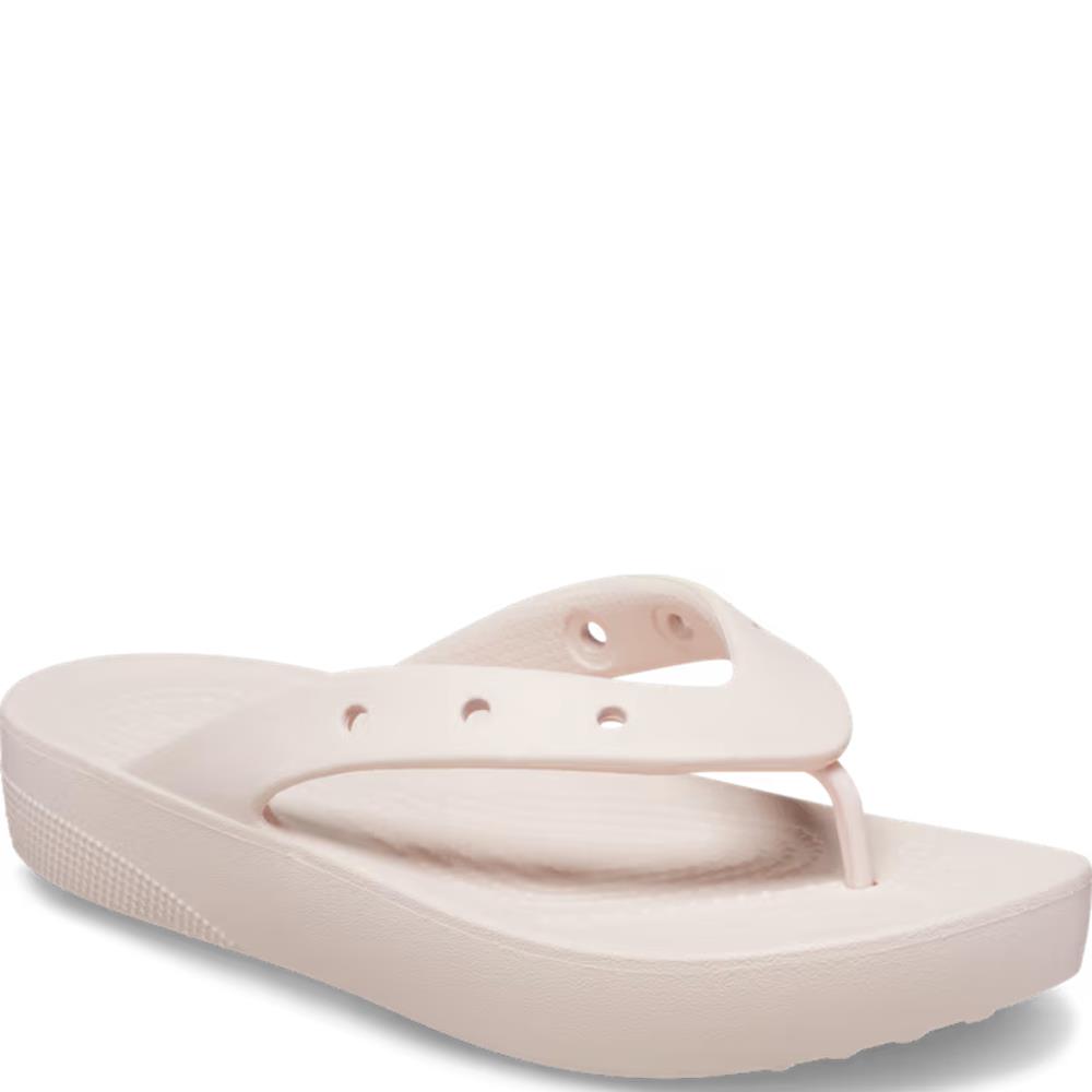 CROCS WOMENS CLASSIC PLATFORM FLIP FLOP - QUARTZ | Paul Byron Shoes ...