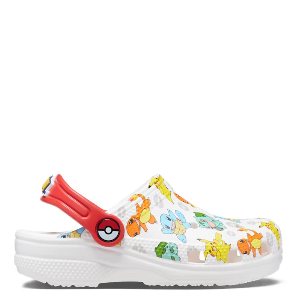 CROCS KIDS CLASSIC POKEMON CLOG - WHITE MULTI | Paul Byron Shoes | Ireland