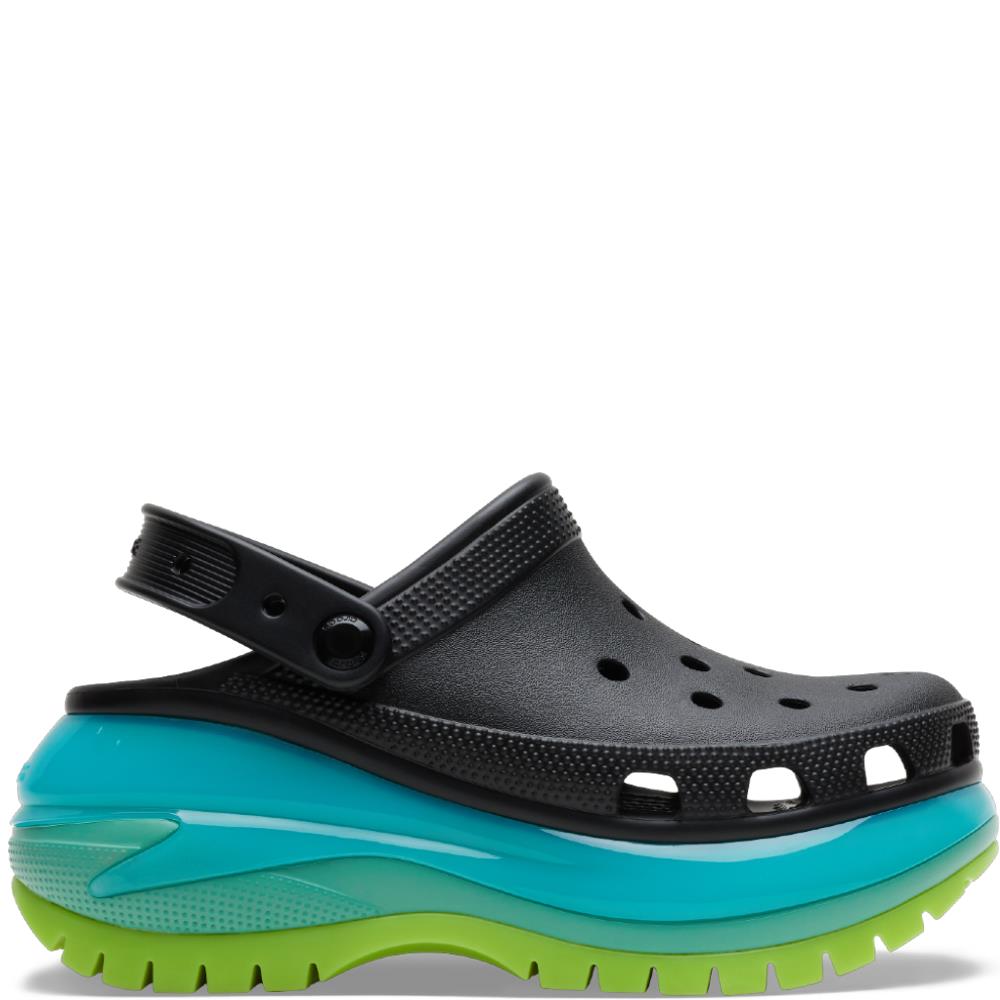 CROCS WOMENS MEGA CRUSH CLOG - BLACK MULTI | Paul Byron Shoes | Ireland