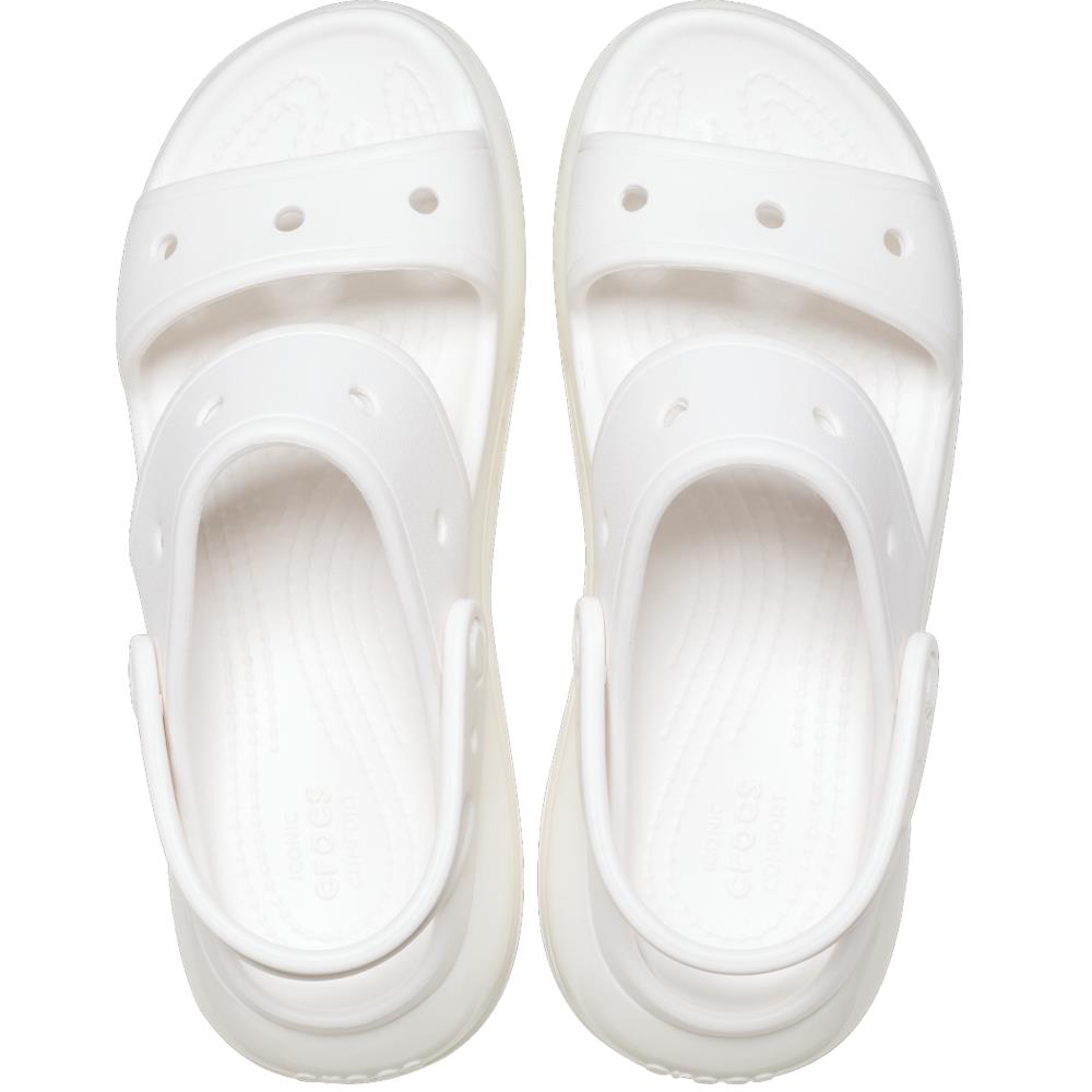 CROCS WOMENS MEGA CRUSH WEDGE SANDAL - WHITE | Paul Byron Shoes | Ireland