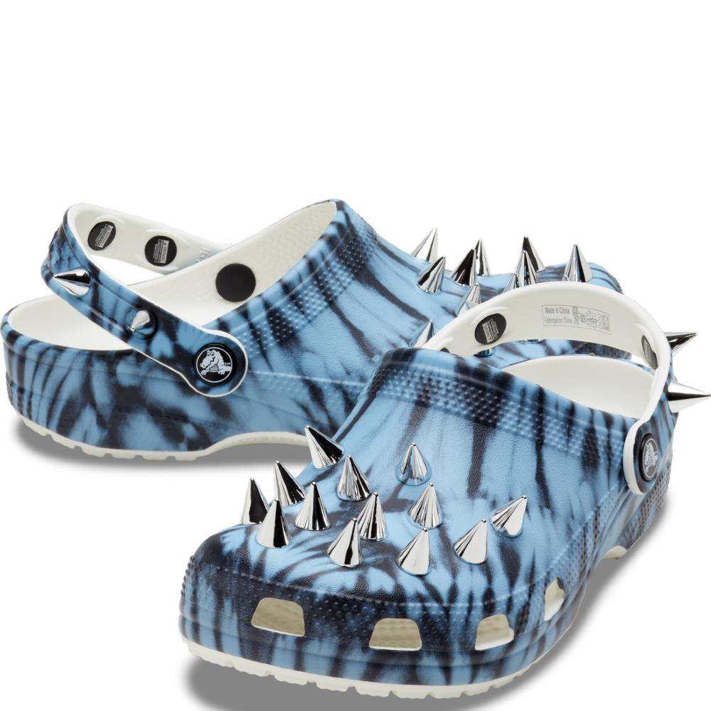 CROCS WOMENS CLASSIC REBEL CLOG - WHITE MULTI | Paul Byron Shoes | Ireland