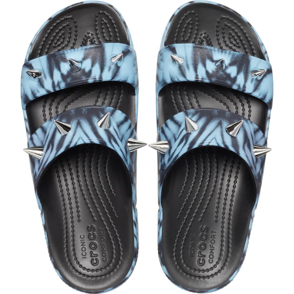 CROCS WOMENS CLASSIC REBEL SANDAL - BLACK MULTI | Paul Byron Shoes ...