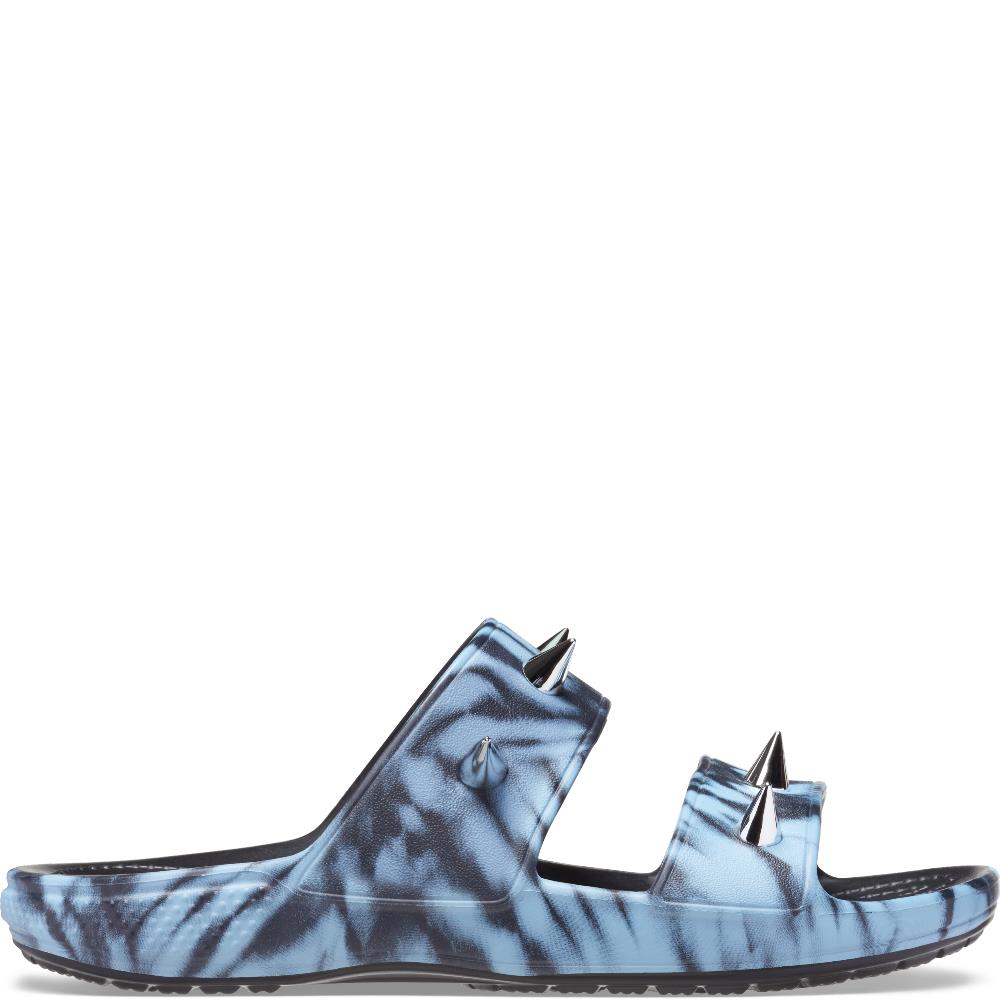 CROCS WOMENS CLASSIC REBEL SANDAL - BLACK MULTI | Paul Byron Shoes ...