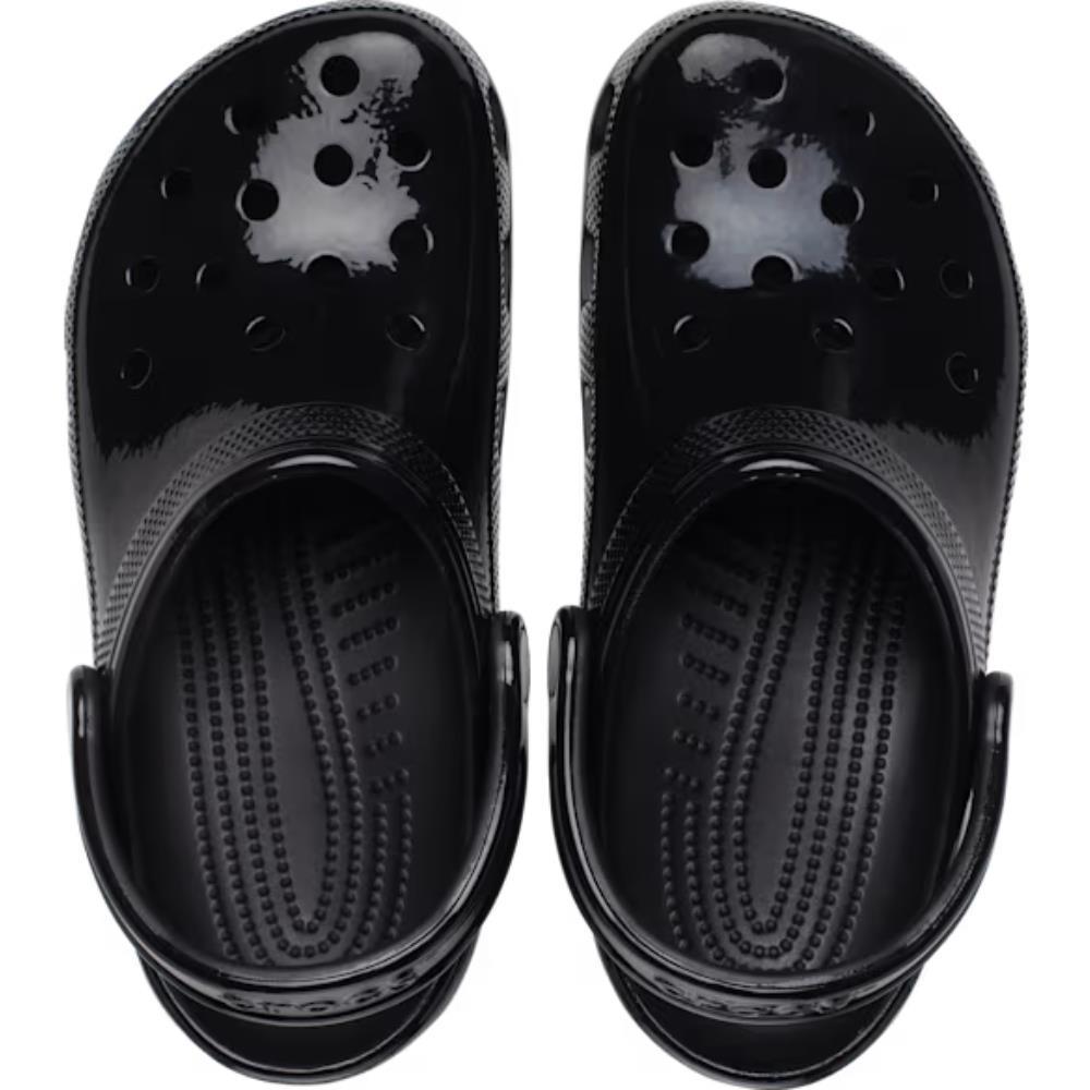 CROCS WOMENS CLASSIC HIGH SHINE CLOG - BLACK | Paul Byron Shoes | Ireland
