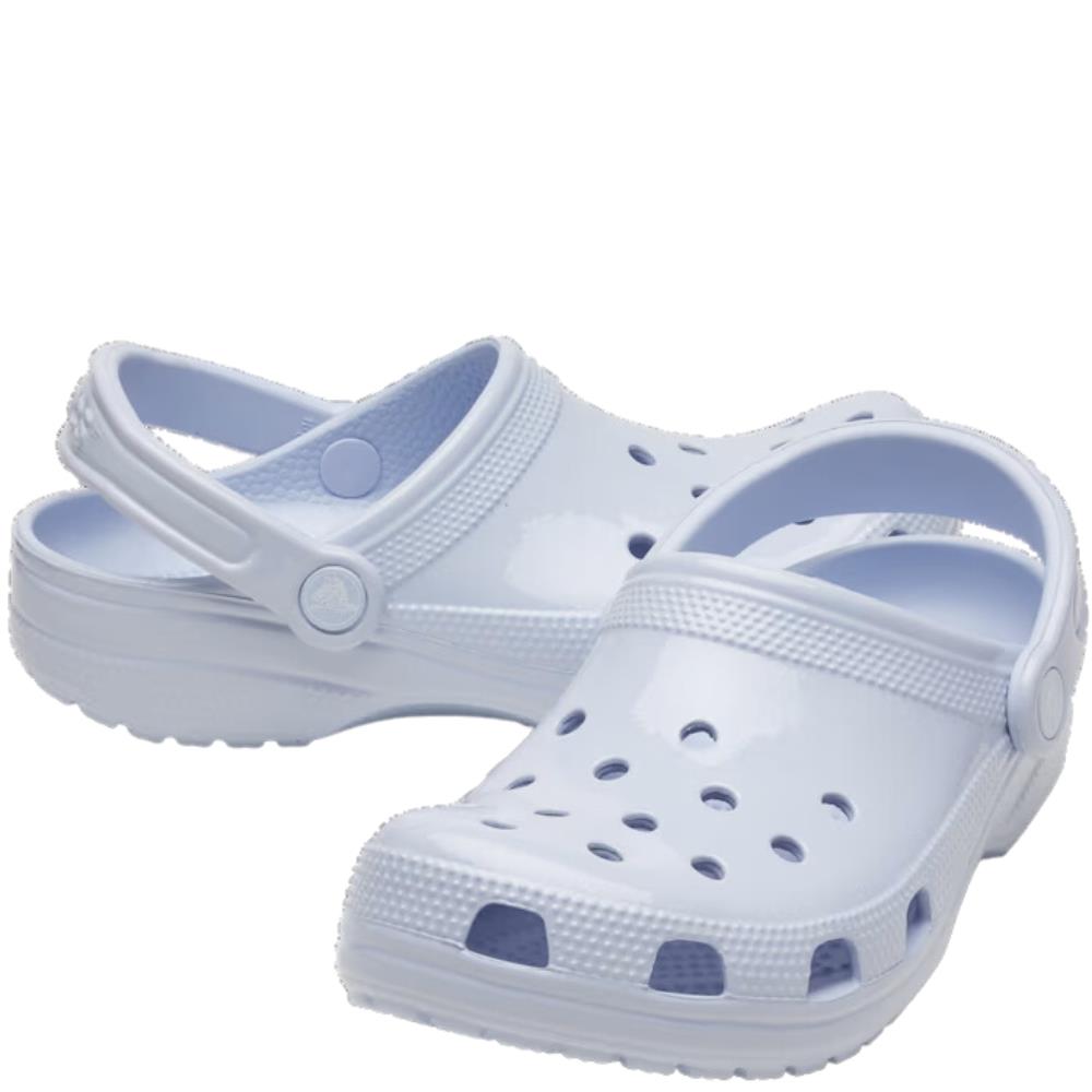 CROCS WOMENS CLASSIC HIGH SHINE CLOG - LIGHT BLUE | Paul Byron Shoes ...