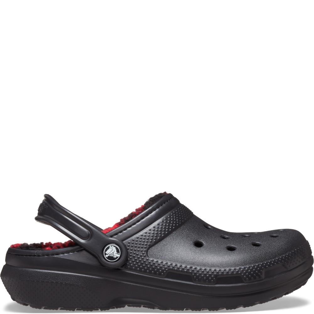 CROCS MENS CLASSIC LINED CHECK CLOG - BLACK | Paul Byron Shoes | Ireland