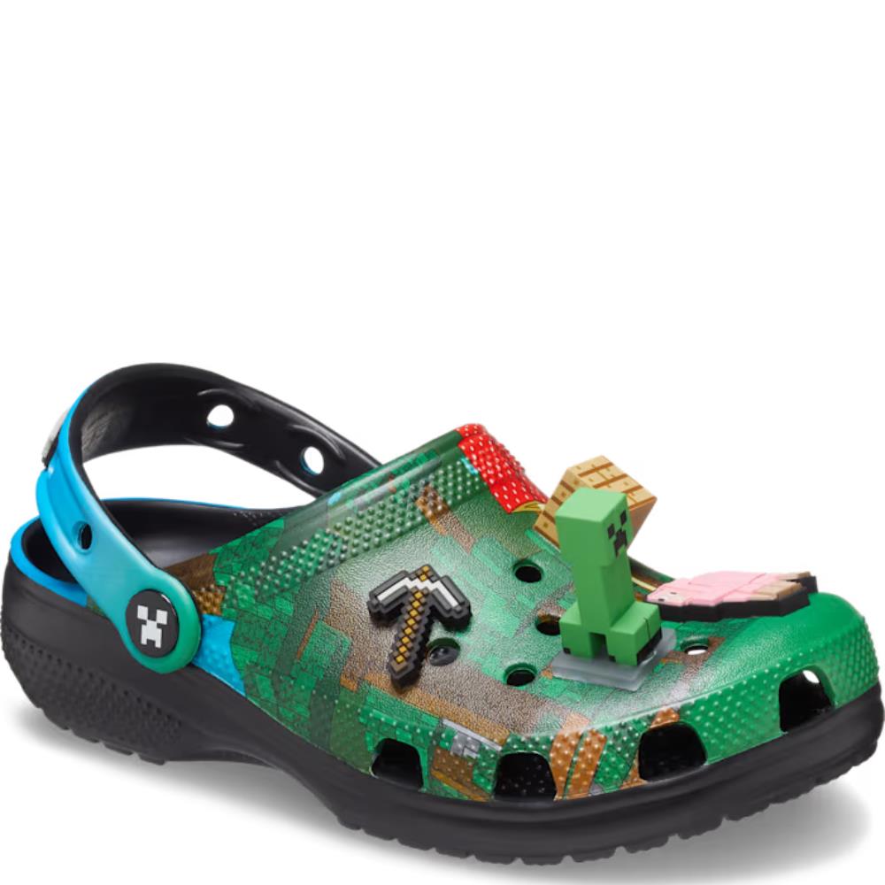 CROCS KIDS MINECRAFT CLASSIC CLOG - GREEN | Paul Byron Shoes | Ireland