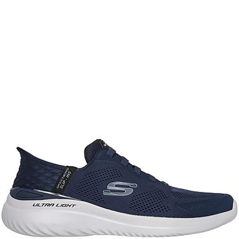 SKECHERS MENS ULTRALIGHT SLIP IN TRAINER - NAVY | Paul Byron Shoes ...