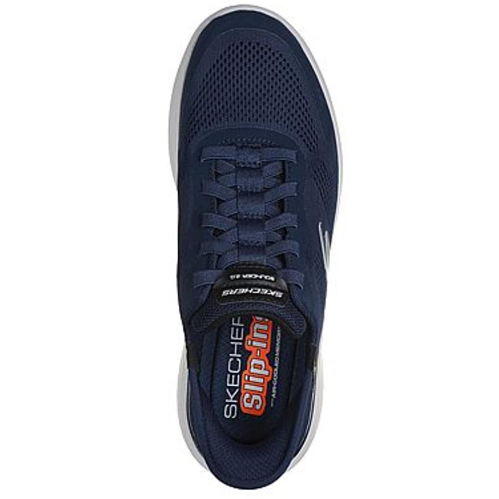 SKECHERS MENS ULTRALIGHT SLIP IN TRAINER - NAVY | Paul Byron Shoes ...