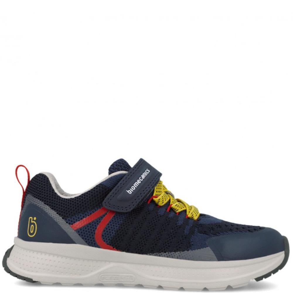 BIOMECANICS KIDS STRAP TRAINER - NAVY | Paul Byron Shoes | Ireland