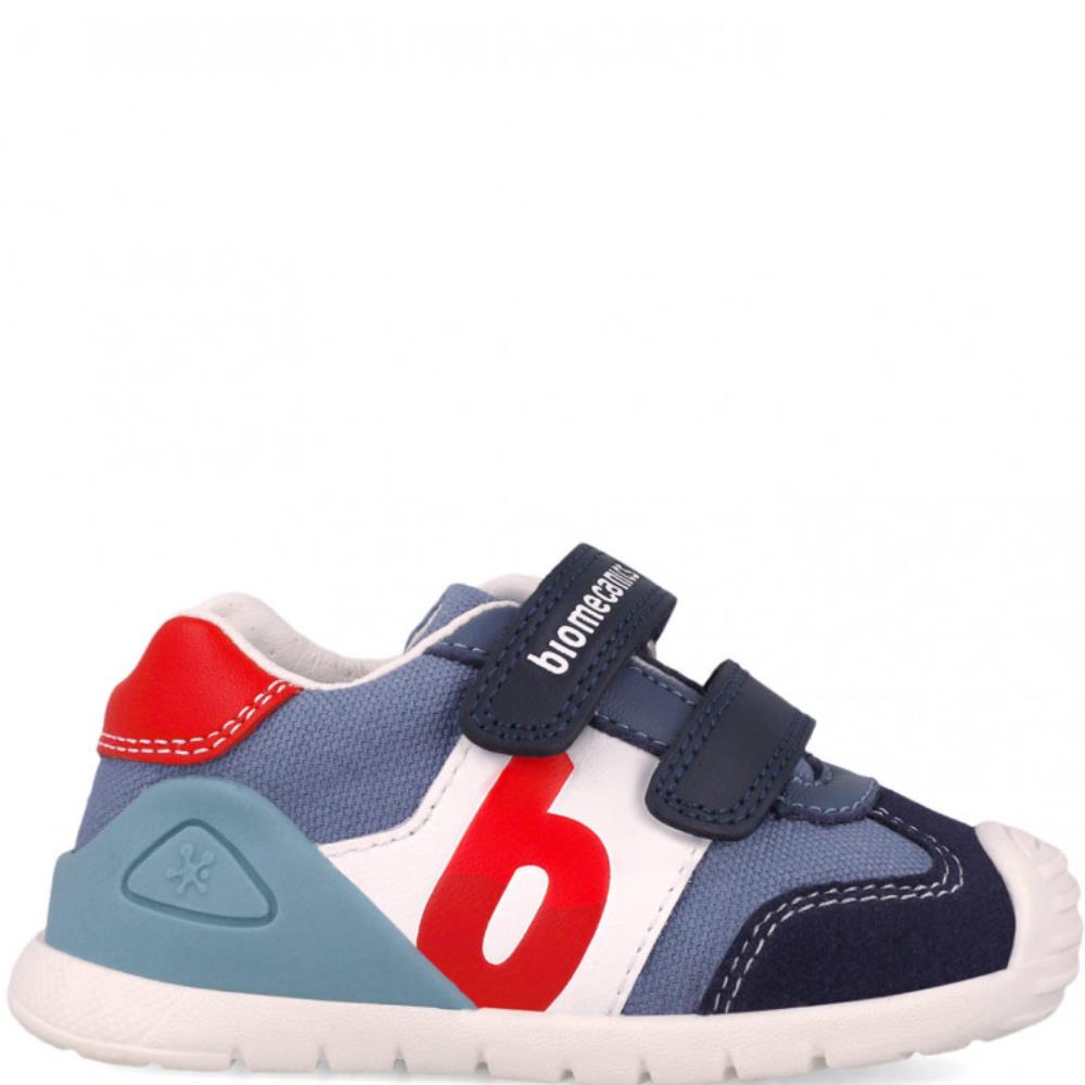 BIOMECANICS BOYS TWIN STRAP TRAINER - PETROL | Paul Byron Shoes | Ireland