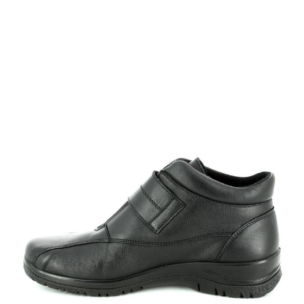 ALPINA WOMENS ALPITEX VELCRO ANKLE BOOT - BLACK | Paul Byron Shoes ...