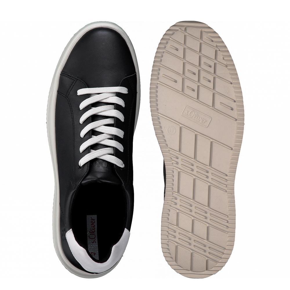 S OLIVER MENS LACE TRAINER - NAVY WHITE | Paul Byron Shoes | Ireland