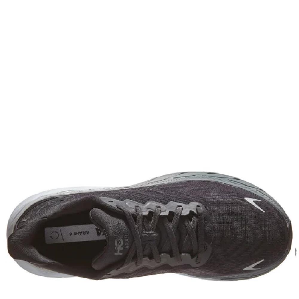 HOKA WOMENS LACE TRAINER - BLACK WHITE | Paul Byron Shoes | Ireland