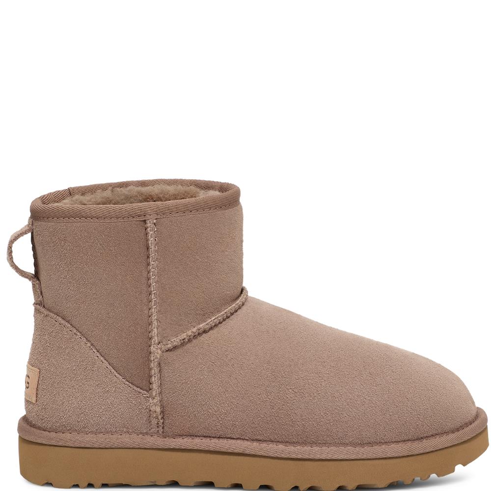 UGG WOMENS CLASSIC MINI II ANKLE BOOT - CARIBOU | Paul Byron Shoes ...